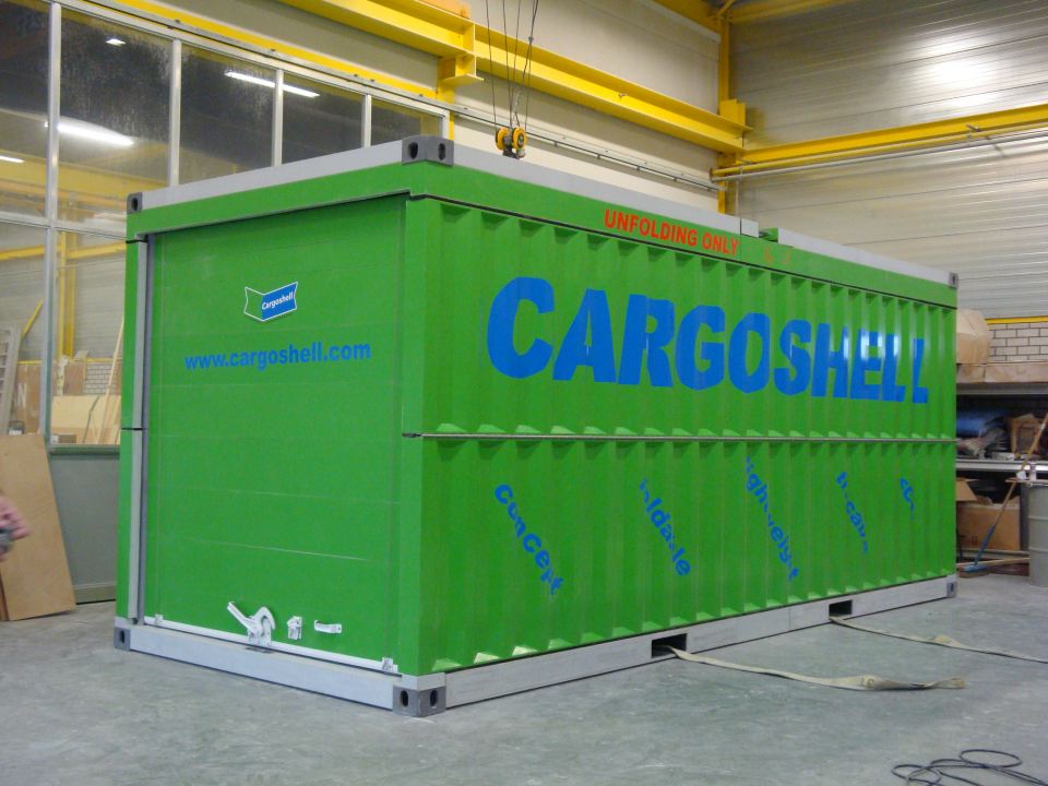Cargoshell: composieten opvouwbare container - Poly Products • Nieuwe stijl